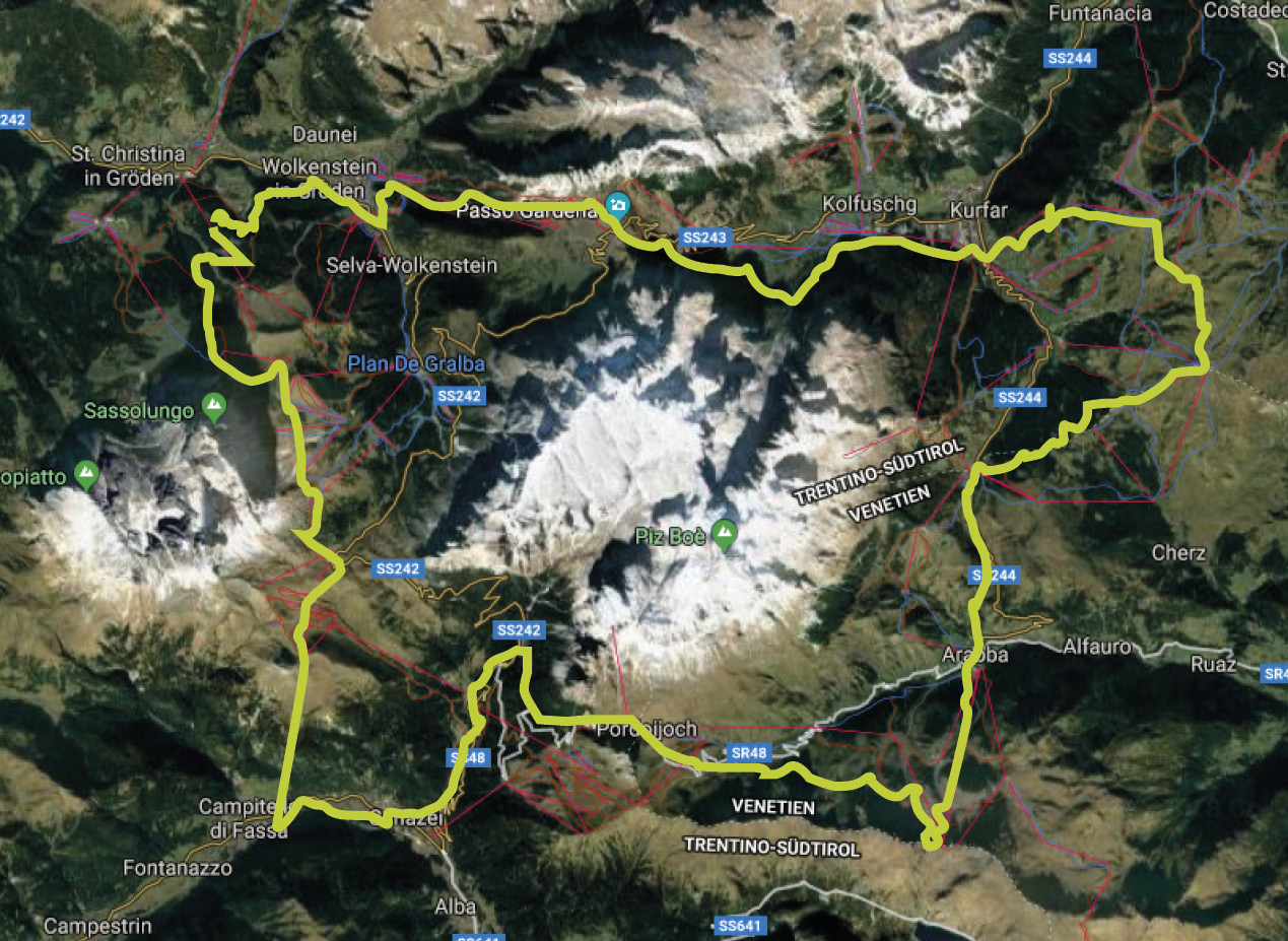 Mountainbike Touren Gröden